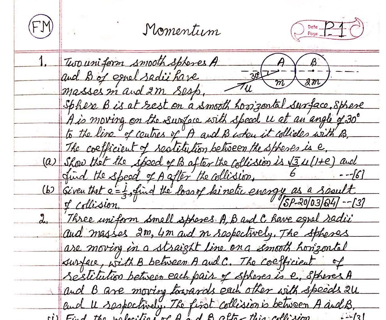 AS-LEVEL FURTHER MATHEMATICS (9231) – MOMENTUM | Cambridge IGCSE ...