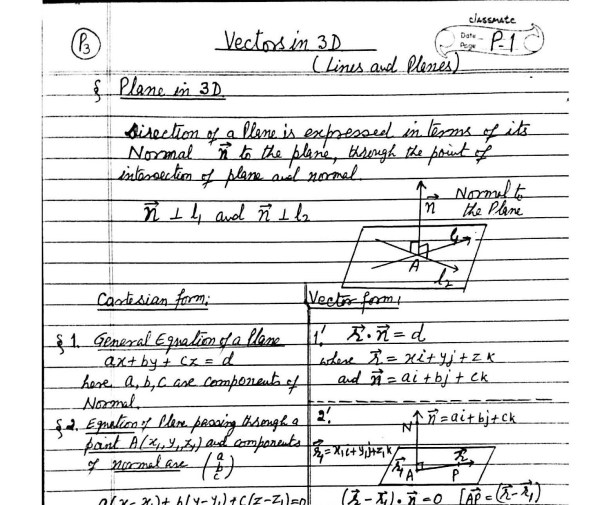 AS-LEVEL FURTHER MATHEMATICS (9231) – VECTOR IN 3D | Cambridge IGCSE® Mathematics